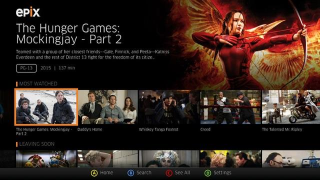 Watch your favorites on EPIX | TiVo