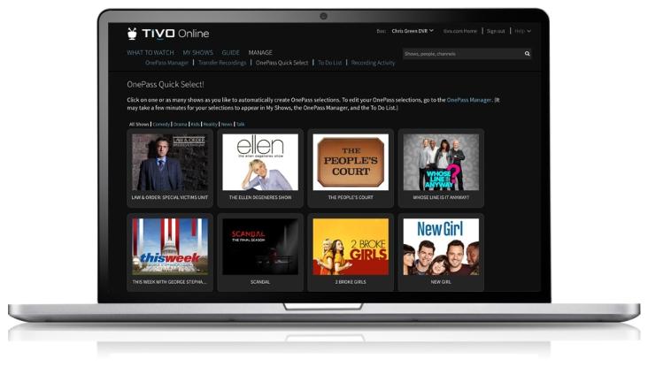 TiVo Home, your entertainment headquarters. | TiVo Basics